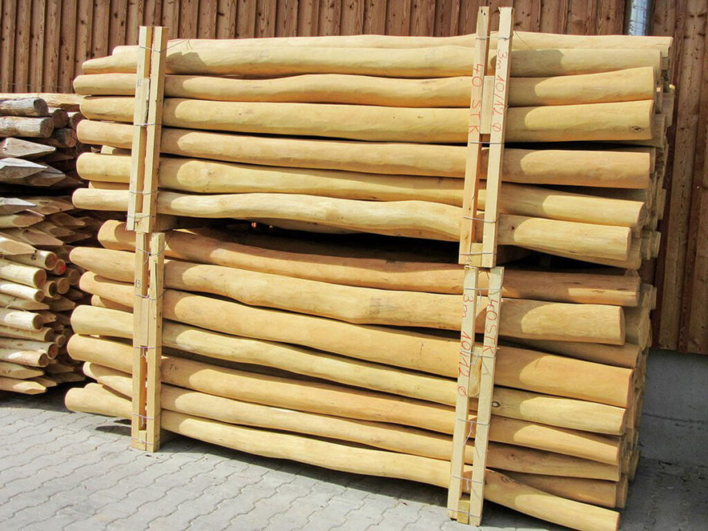 Robinienstangen – Naturzaun